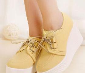 Preppy Style Thick Heels Shoes Wedge on Luulla