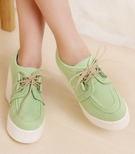 Preppy Style Thick Heels Shoes Wedge on Luulla